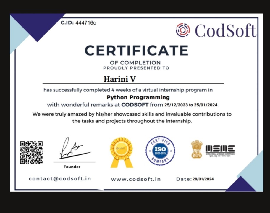 Mastering Python Programming: A Month-Long Virtual Internship Experience Mastering Python Programming: A Month-Long Virtual Internship Experience