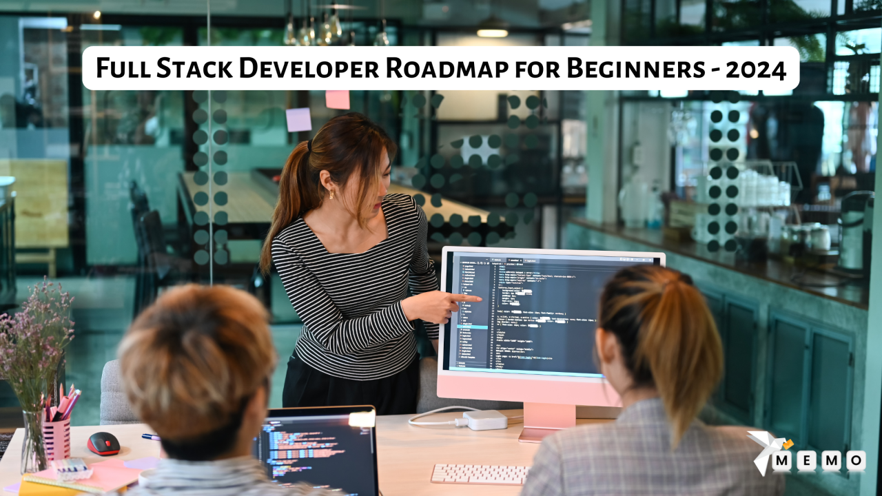 Full Stack Developer Roadmap for Beginners - 2024 Full Stack Developer Roadmap for Beginners - 2024