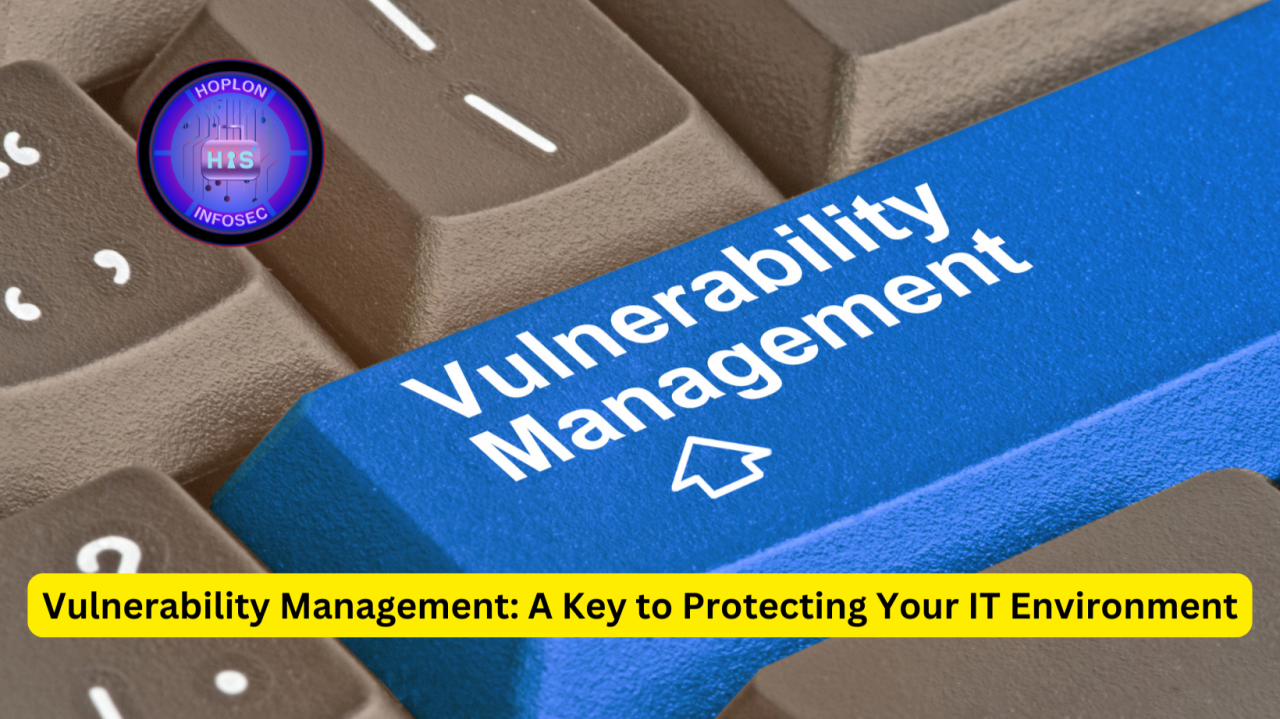 Vulnerability Management: A Key to Protecting Your IT Environment Vulnerability Management: A Key to Protecting Your IT Environment