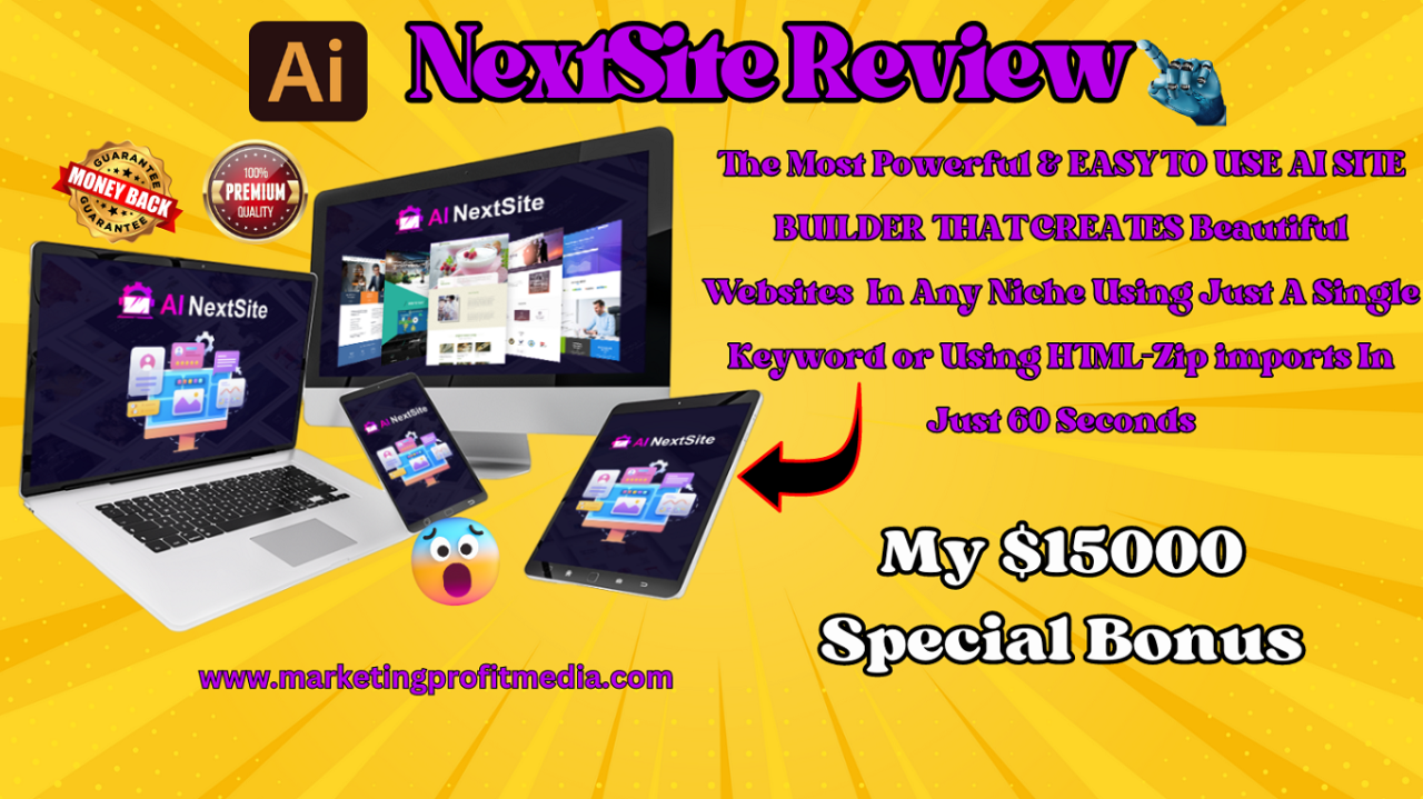 AI NextSite Review – Create & Sell Professional Websites AI NextSite Review – Create & Sell Professional Websites