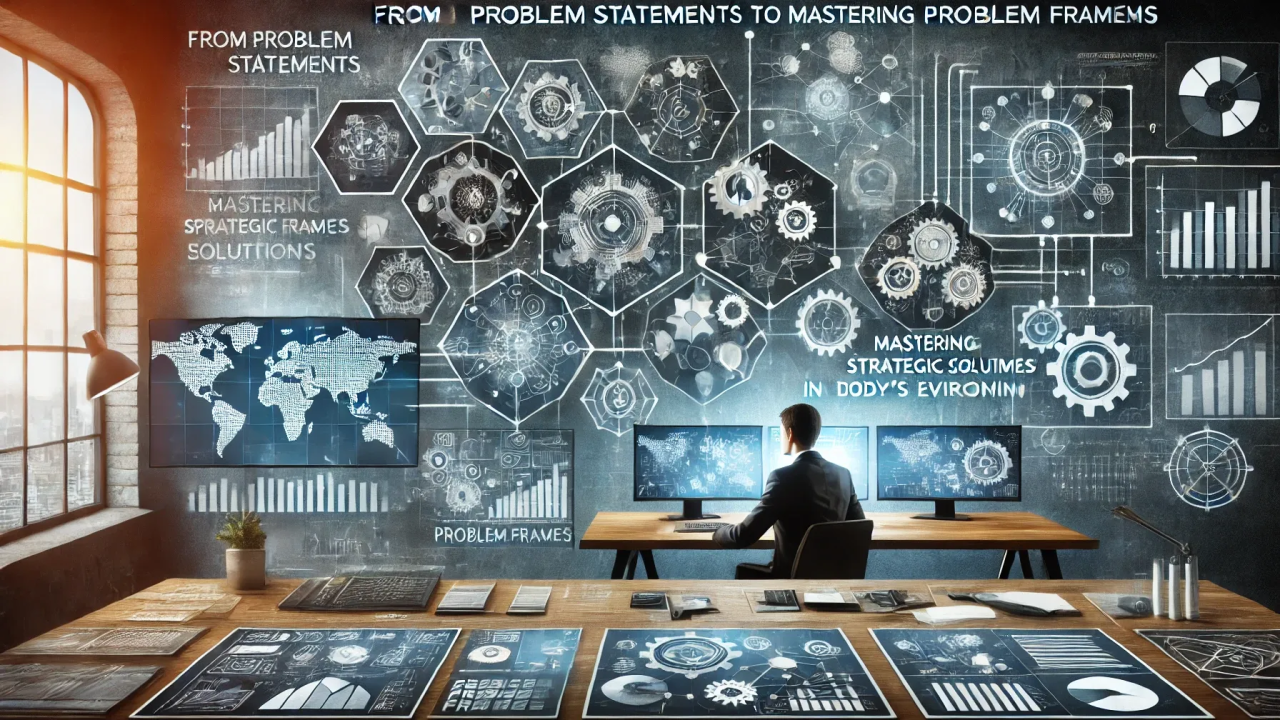From Problem Statements to Problem Frames: Mastering Strategic ... From Problem Statements to Problem Frames: Mastering Strategic ...