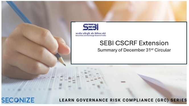 SEBI CSCRF Date Extended SEBI CSCRF Date Extended