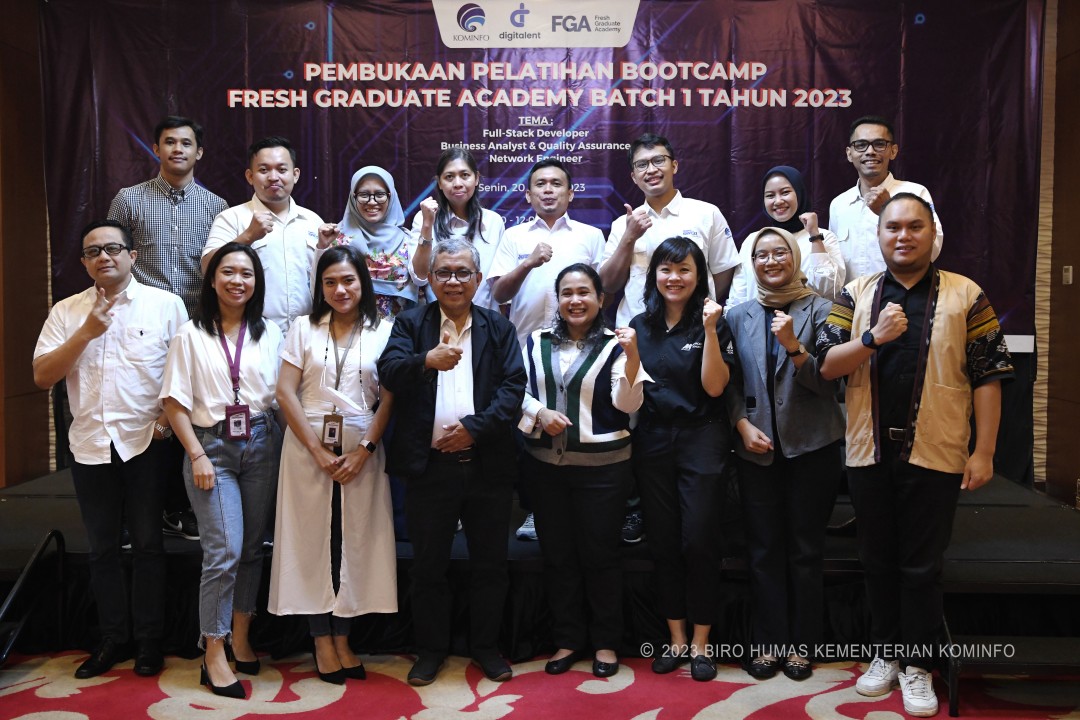 Pembukaan Pelatihan Bootcamp Fresh Graduate Academy Batch 1 Tahun 2023 Pembukaan Pelatihan Bootcamp Fresh Graduate Academy Batch 1 Tahun 2023