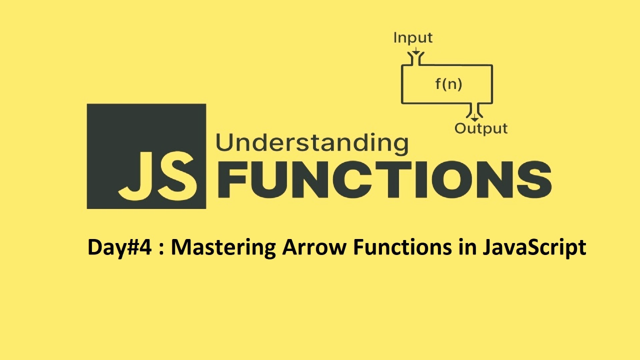 Mastering Arrow Functions in JavaScript Mastering Arrow Functions in JavaScript
