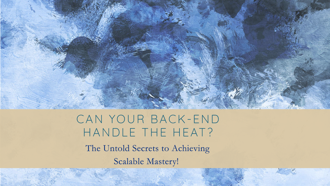 Best Practices for Scalable Back-End Development | Vanaja g Best Practices for Scalable Back-End Development | Vanaja g