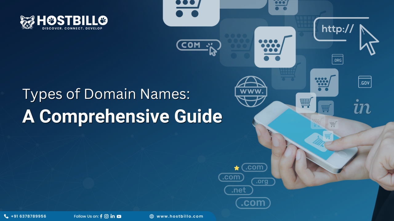 Types of Domain Names: A Comprehensive Guide Types of Domain Names: A Comprehensive Guide