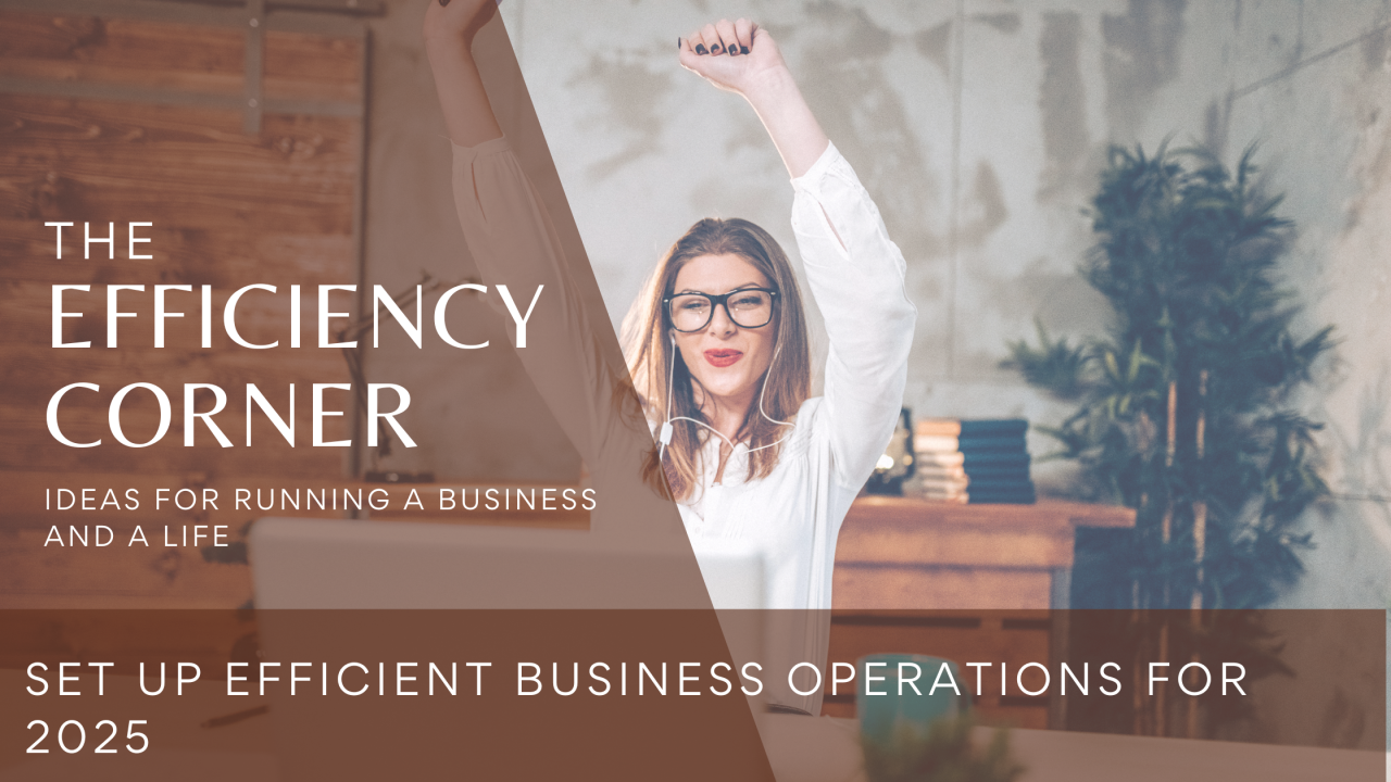 Set Up Efficient Business Operations for 2025 Set Up Efficient Business Operations for 2025