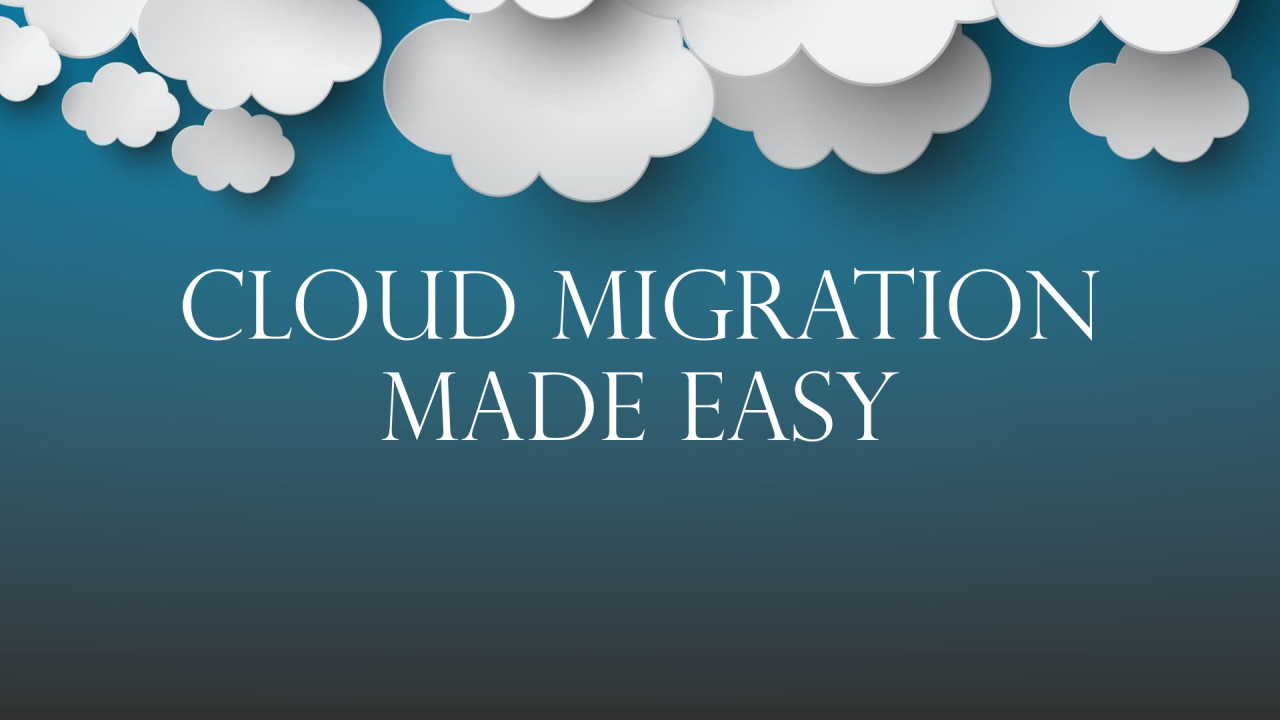 Migration Made Easy - User friendly, Intuitive, Scalable. Migration Made Easy - User friendly, Intuitive, Scalable.