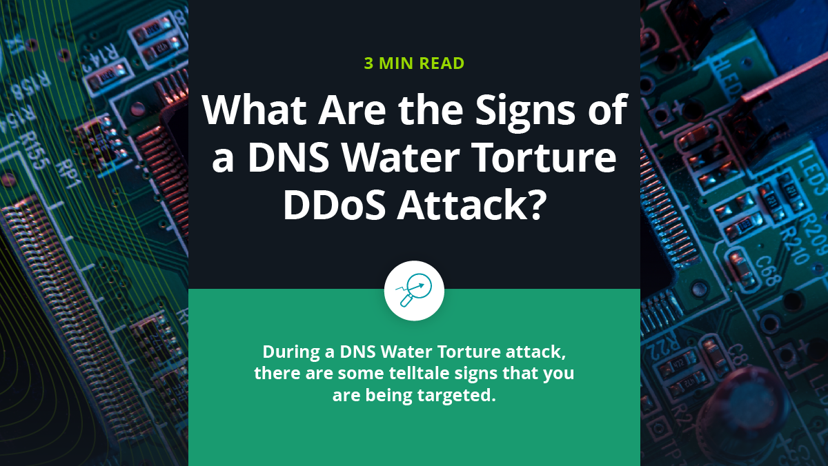 What Are the Signs of a DNS Water Torture DDoS Attack? What Are the Signs of a DNS Water Torture DDoS Attack?