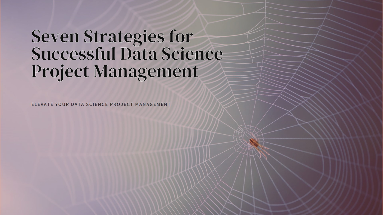 Elevating Data Science Project Management: Seven Strategies for Success Elevating Data Science Project Management: Seven Strategies for Success
