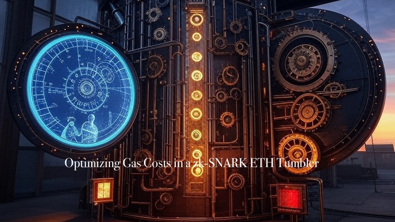 Optimizing Gas Costs in a zk-SNARK ETH Tumbler Optimizing Gas Costs in a zk-SNARK ETH Tumbler