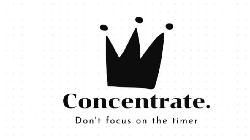 Concentrate. Don't focus on the timer Concentrate. Don't focus on the timer