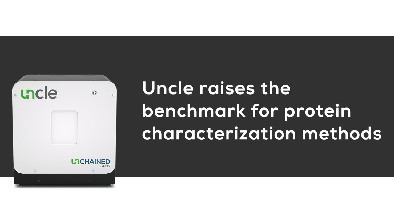 Uncle raises the benchmark for protein characterization methods Uncle raises the benchmark for protein characterization methods