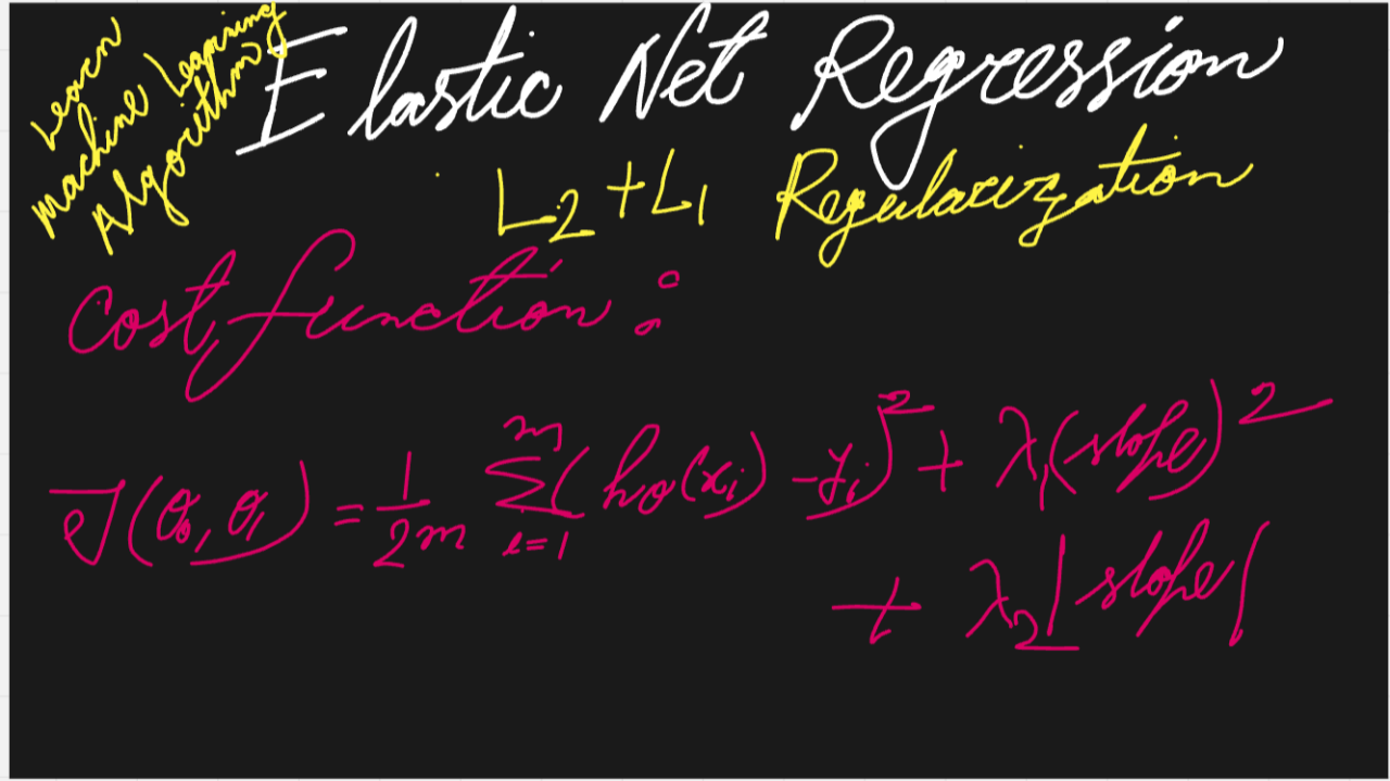 Elastic Net Regression: Combining Both Ridge & Lasso Elastic Net Regression: Combining Both Ridge & Lasso