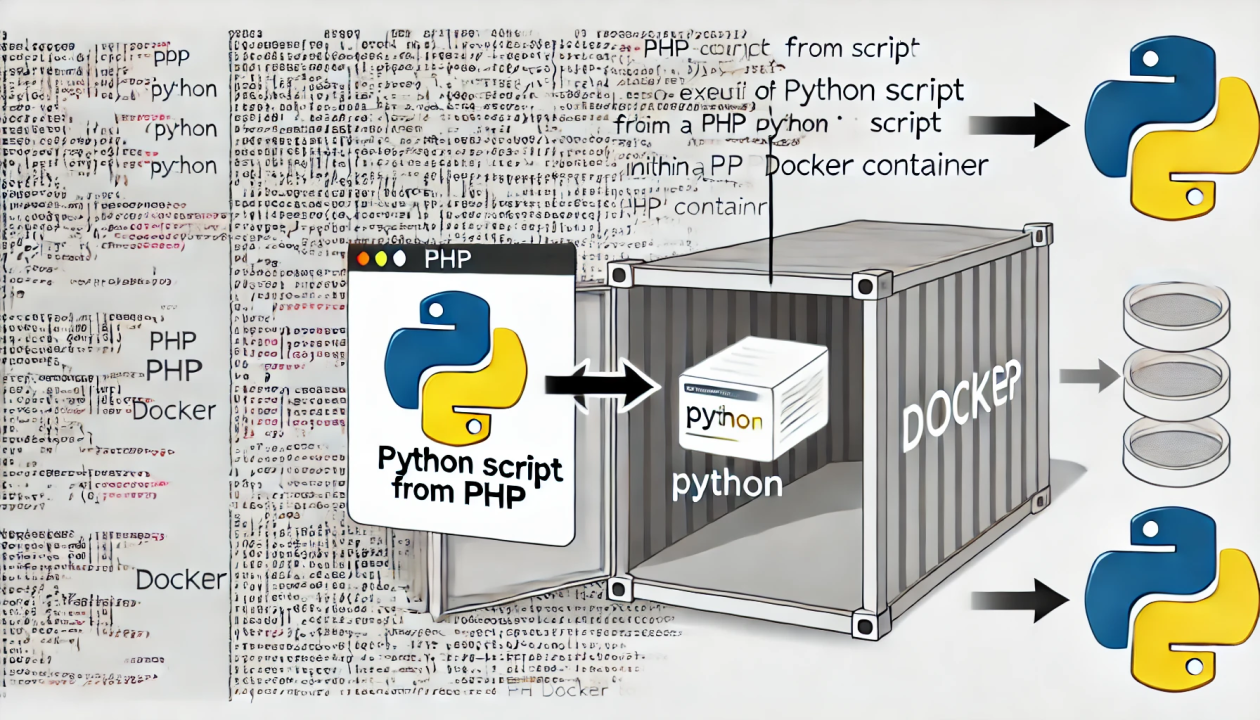 Execute python script from php within PHP Docker Container Execute python script from php within PHP Docker Container