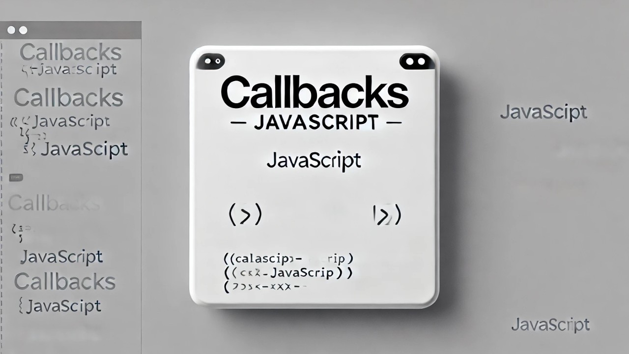 Callbacks — JavaScript Callbacks — JavaScript