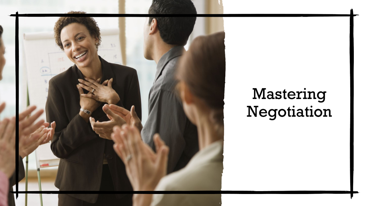 Mastering Negotiation: Elevating Leadership Through Effective Communication Mastering Negotiation: Elevating Leadership Through Effective Communication