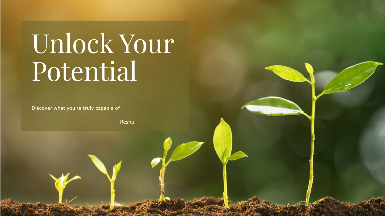 Unlock Your True Potential Unlock Your True Potential