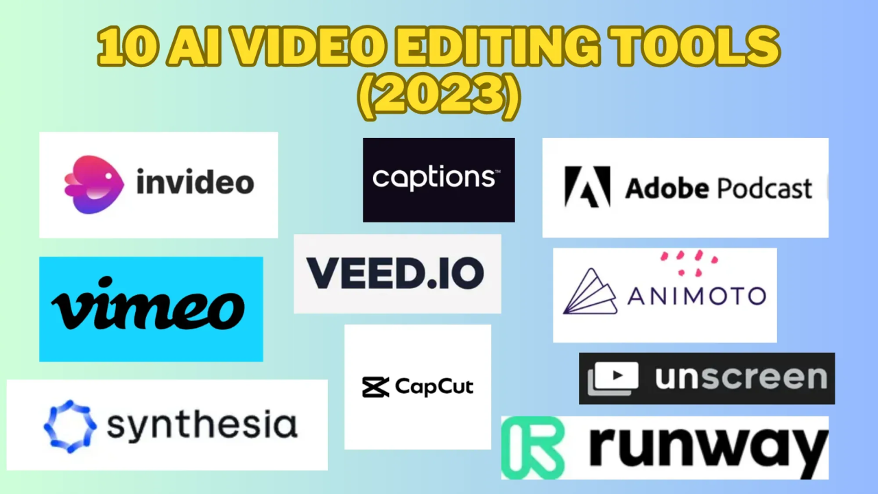 Top 10 AI Video Editing Tools of 2024 Top 10 AI Video Editing Tools of 2024