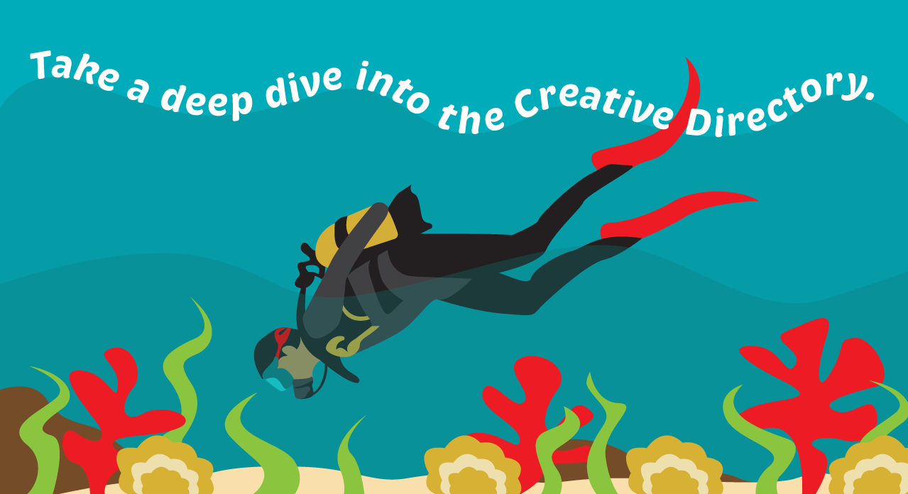 Take a deep dive into The Creative Directory. Take a deep dive into The Creative Directory.