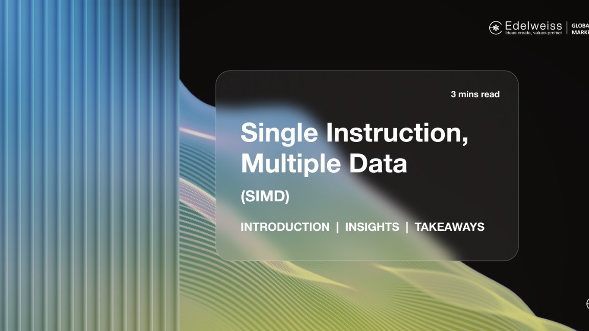 Single Instruction, Multiple Data Single Instruction, Multiple Data