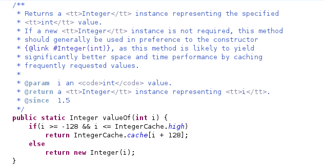 Java Integer Cache Java Integer Cache