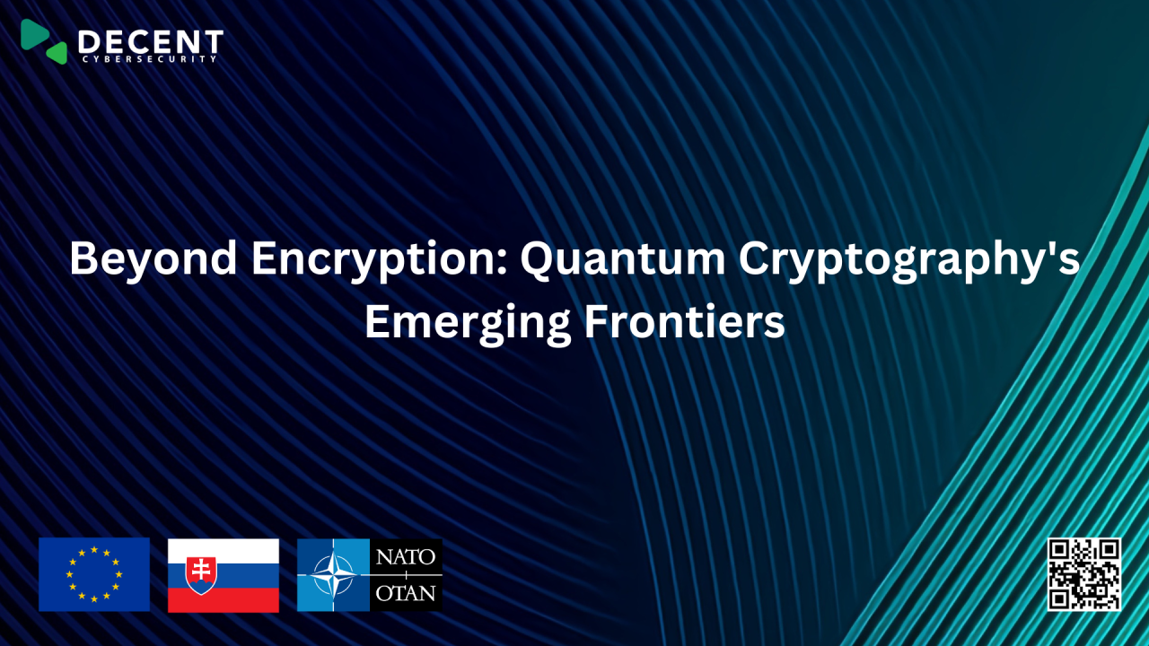 Beyond Encryption: Quantum Cryptography's Emerging Frontiers Beyond Encryption: Quantum Cryptography's Emerging Frontiers
