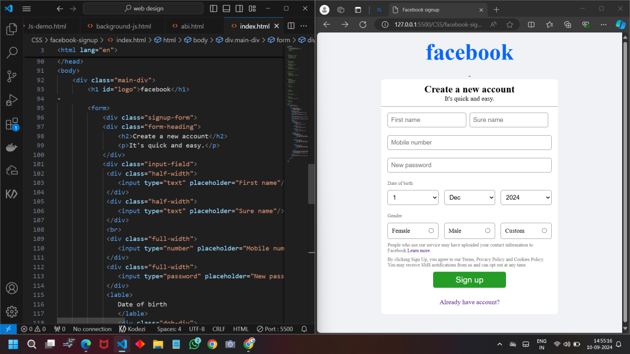 My Journey Cloning the Facebook Sign-Up Page Using HTML and CSS My Journey Cloning the Facebook Sign-Up Page Using HTML and CSS