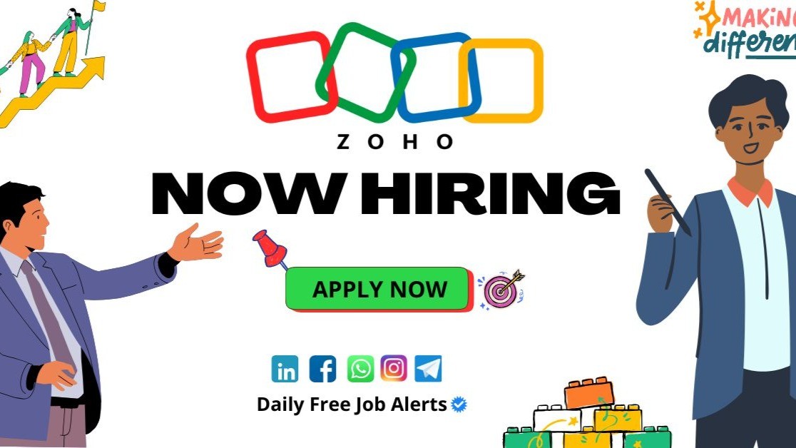 🚨 Zoho is hiring for Technical Support Engineers 🚀 🚨 Zoho is hiring for Technical Support Engineers 🚀