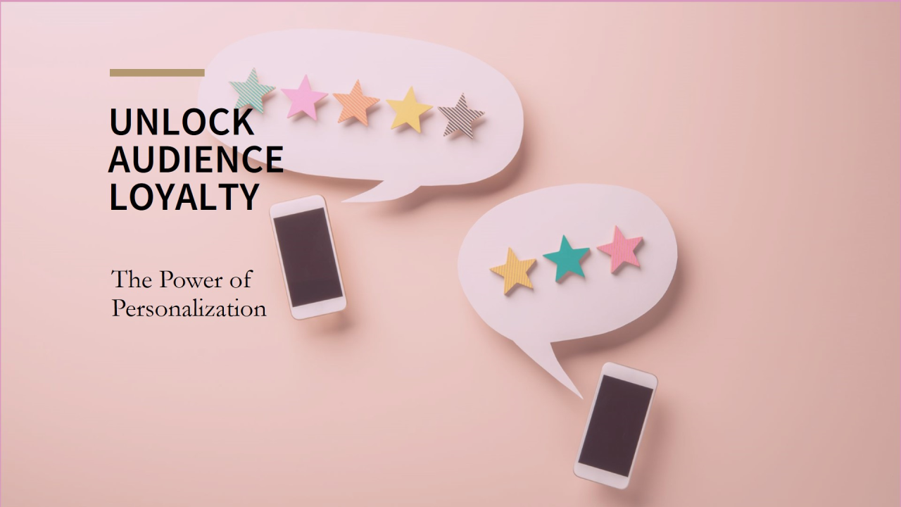 The Power of Personalization: Unlocking Audience Engagement and Loyalty The Power of Personalization: Unlocking Audience Engagement and Loyalty