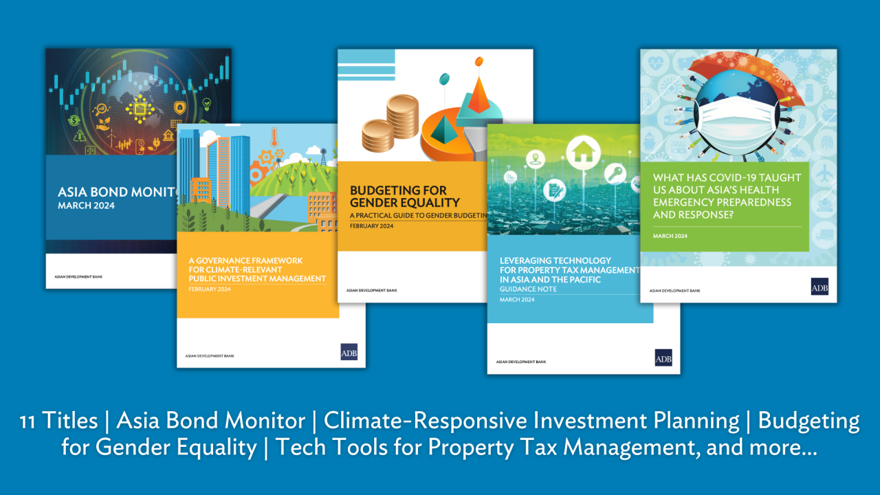 ADB Publications—March 2024 | 11 Titles ADB Publications—March 2024 | 11 Titles