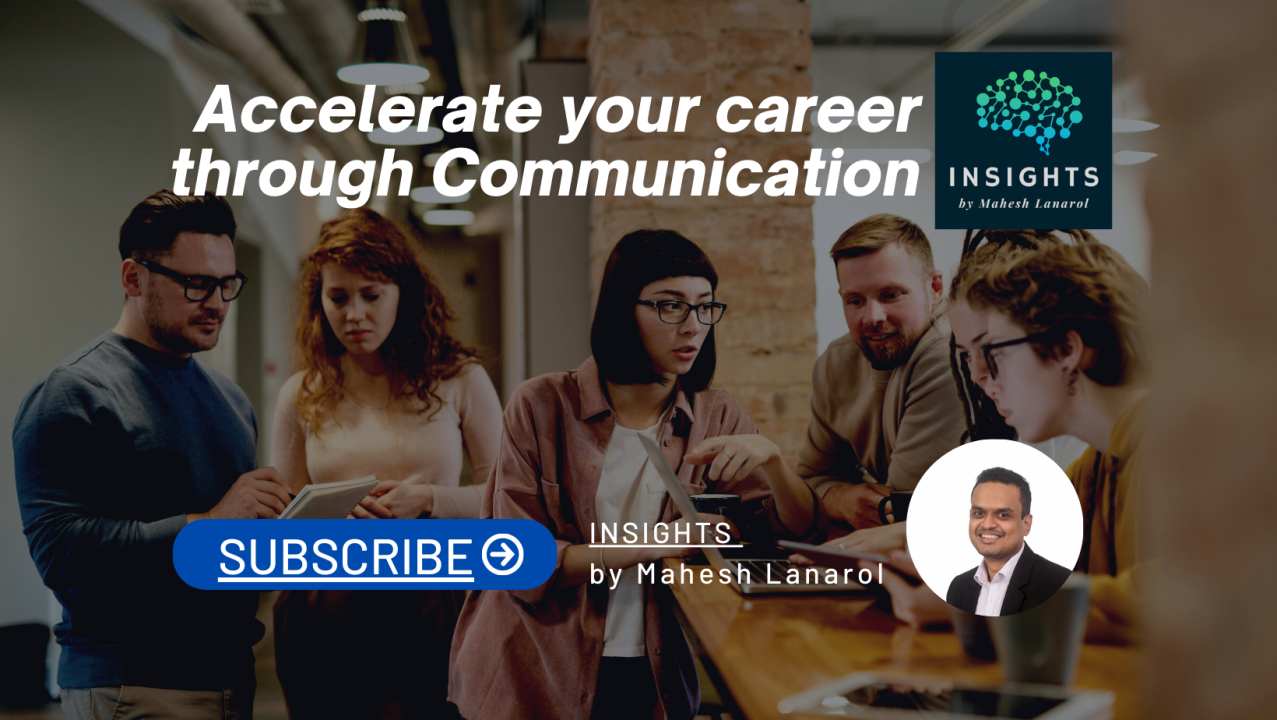 Accelerate your career through Communication Accelerate your career through Communication