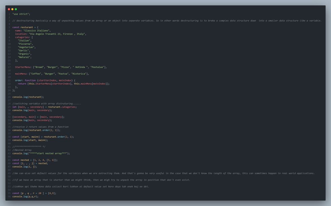 🚀 Unlocking the Power of Array Destructuring in JavaScript 🚀 🚀 Unlocking the Power of Array Destructuring in JavaScript 🚀