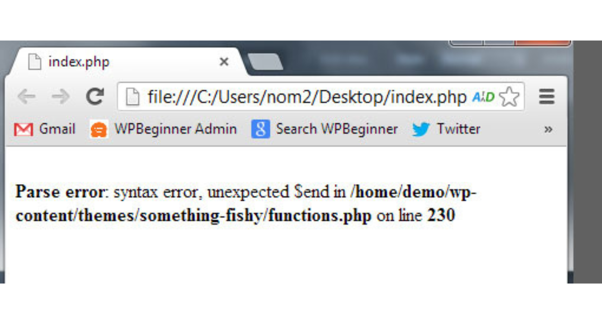 Solution of syntax errors in WordPress Solution of syntax errors in WordPress