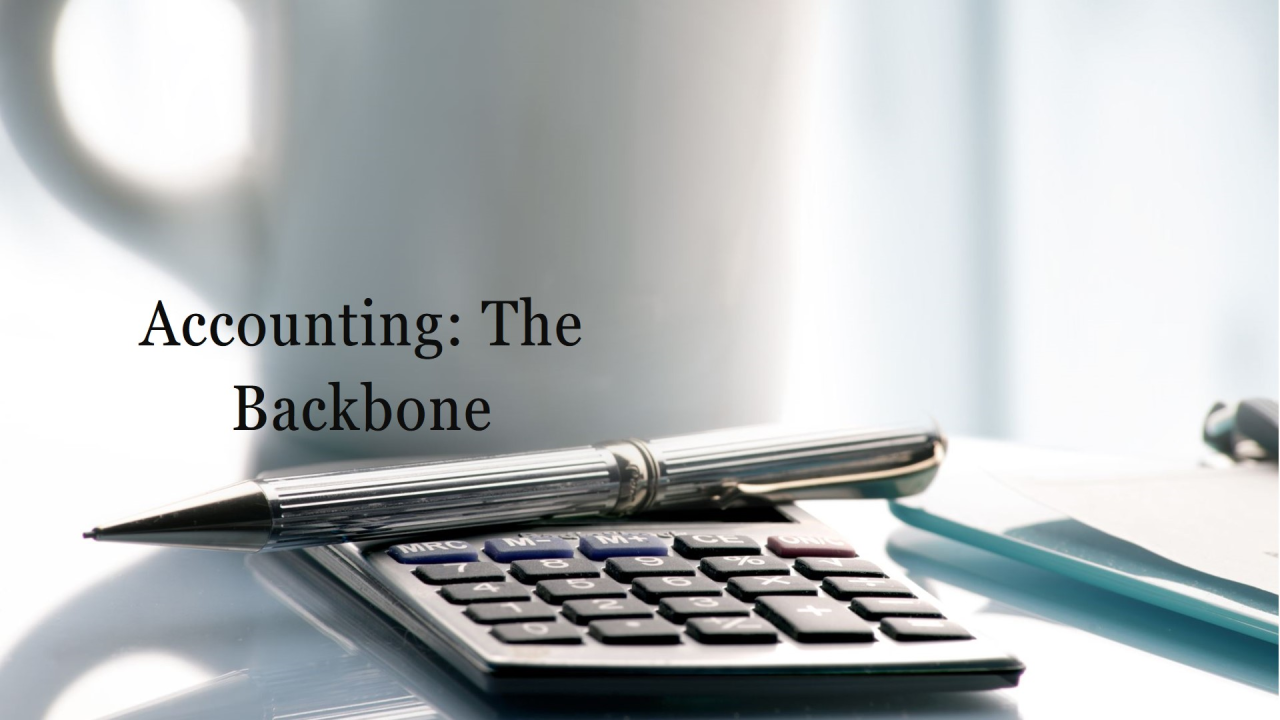 Accounting: The Backbone of Business Accounting: The Backbone of Business