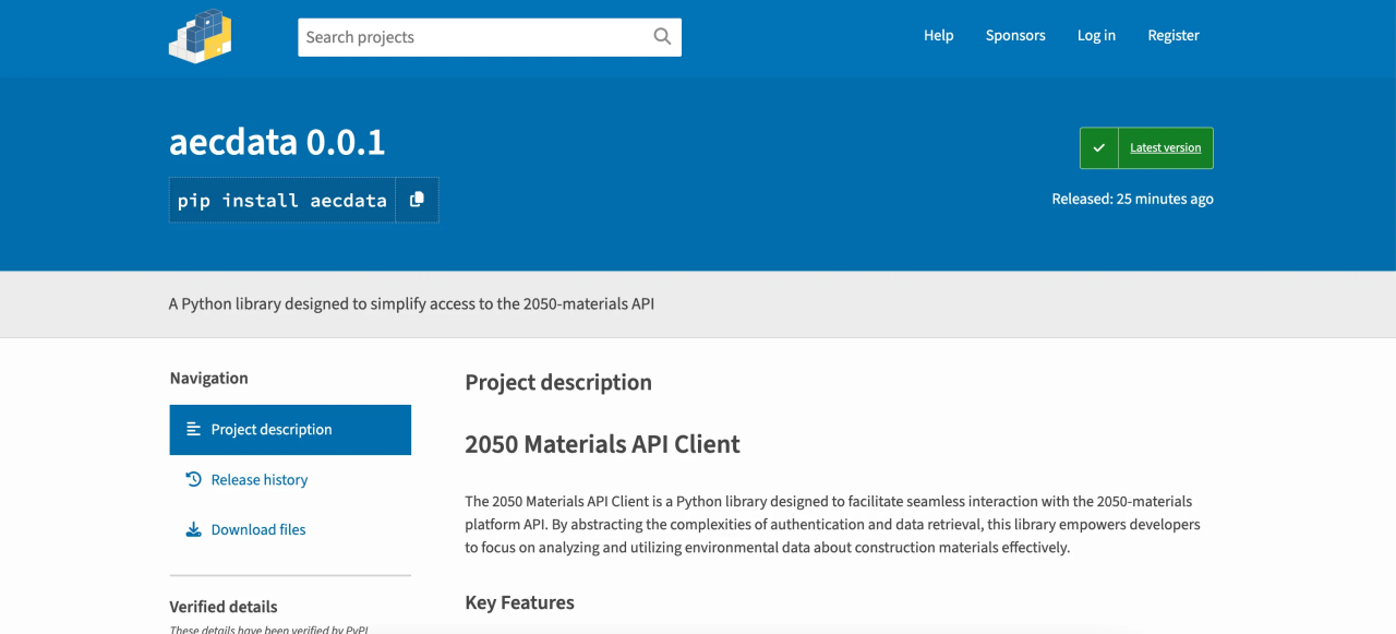 The first open source Python library to handle AEC data. The first open source Python library to handle AEC data.