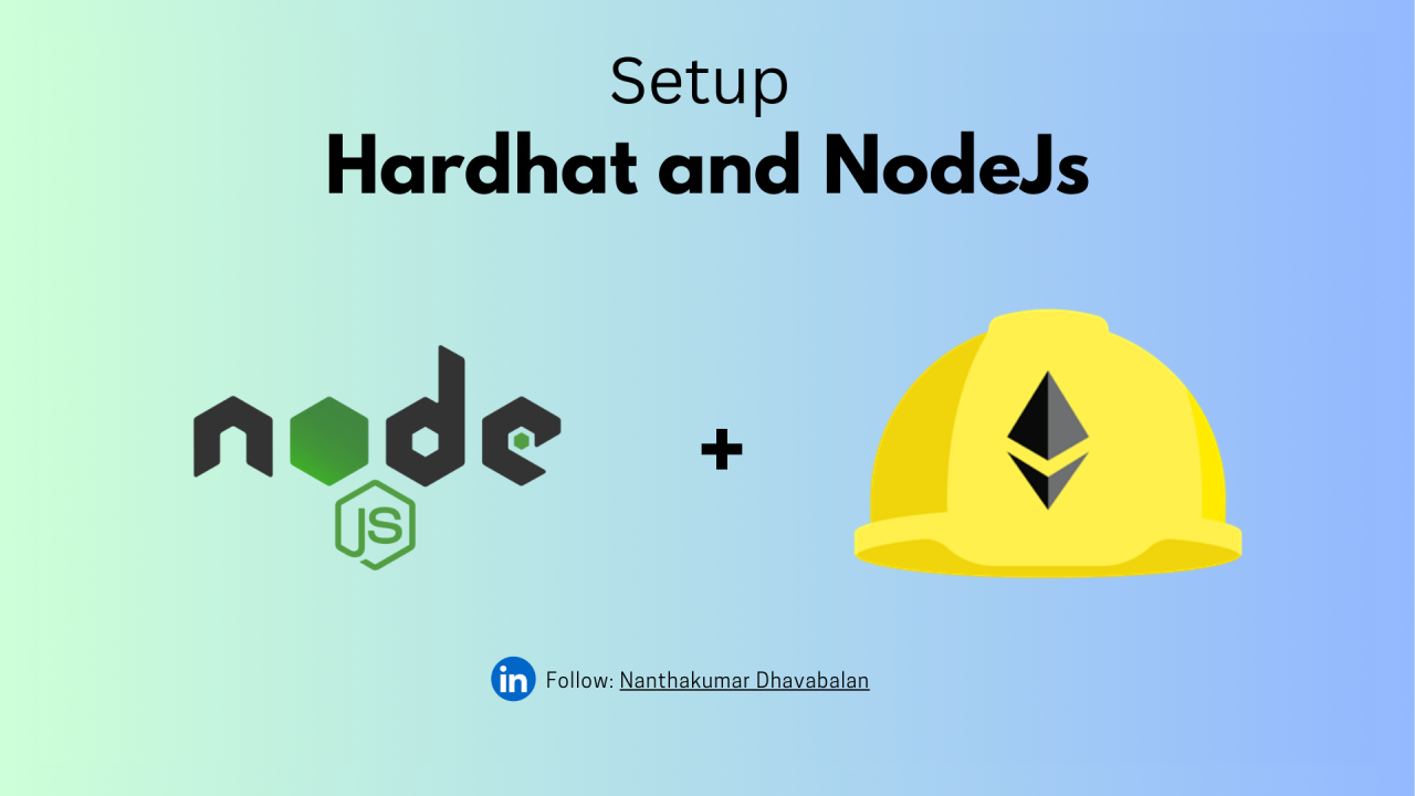 HardHat Setup with NodeJs HardHat Setup with NodeJs