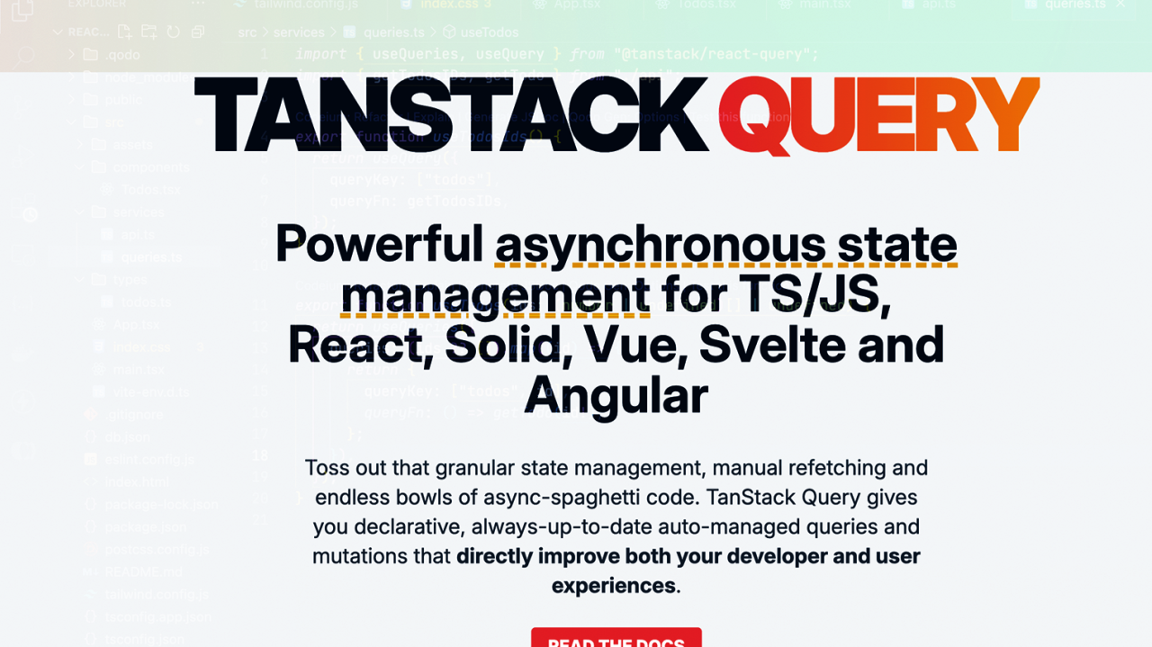 🚀 Mastering Data Fetching with TanStack Query: A Comprehensive Guide 📚 🚀 Mastering Data Fetching with TanStack Query: A Comprehensive Guide 📚