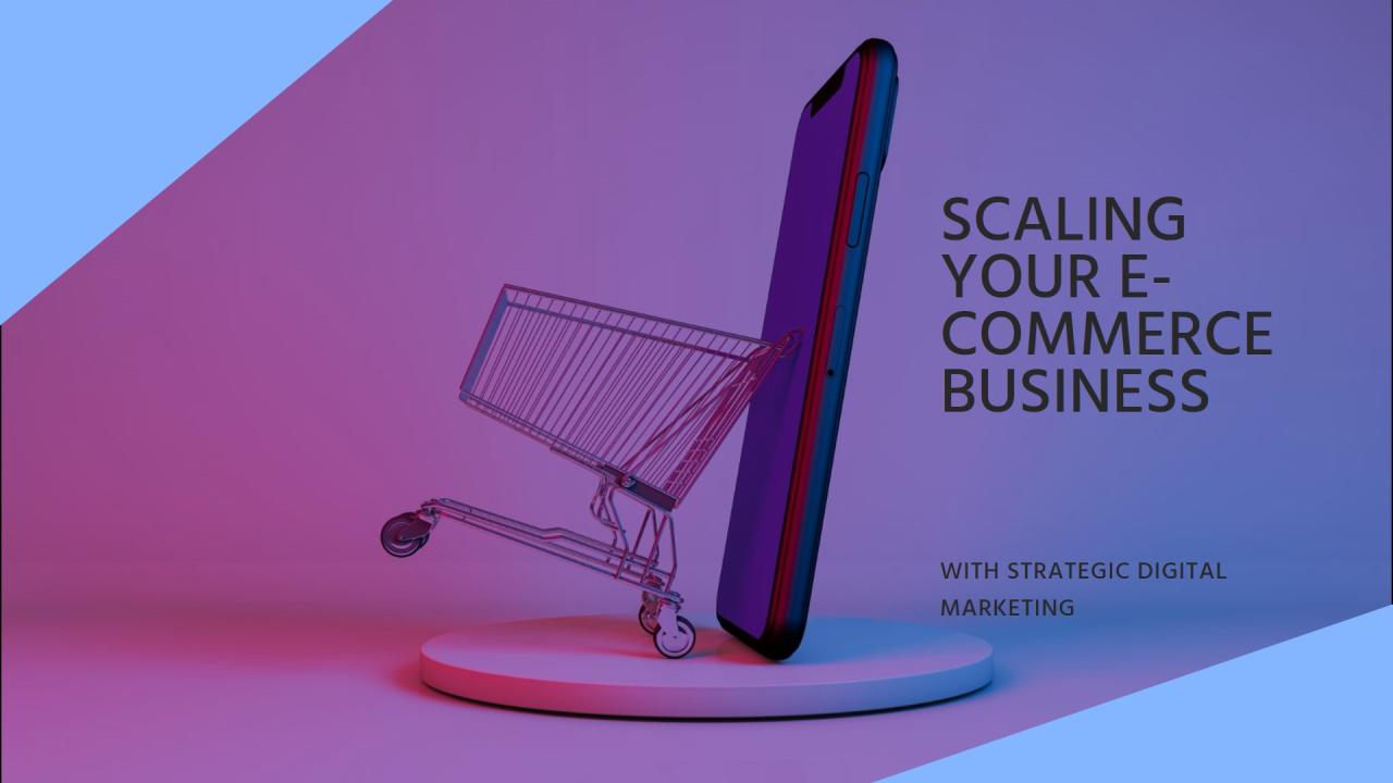 Scaling E-Commerce Businesses with Strategic Digital Marketing Scaling E-Commerce Businesses with Strategic Digital Marketing