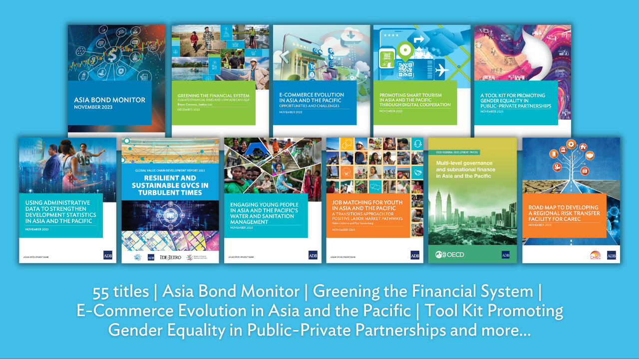 ADB Publications - November 2023 | 55 Titles ADB Publications - November 2023 | 55 Titles