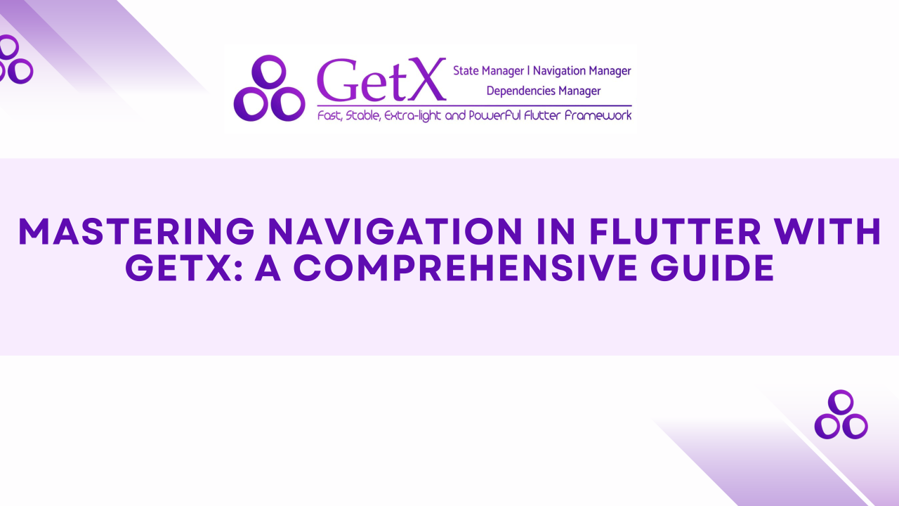Mastering Navigation in Flutter with GetX: A Comprehensive Guide Mastering Navigation in Flutter with GetX: A Comprehensive Guide