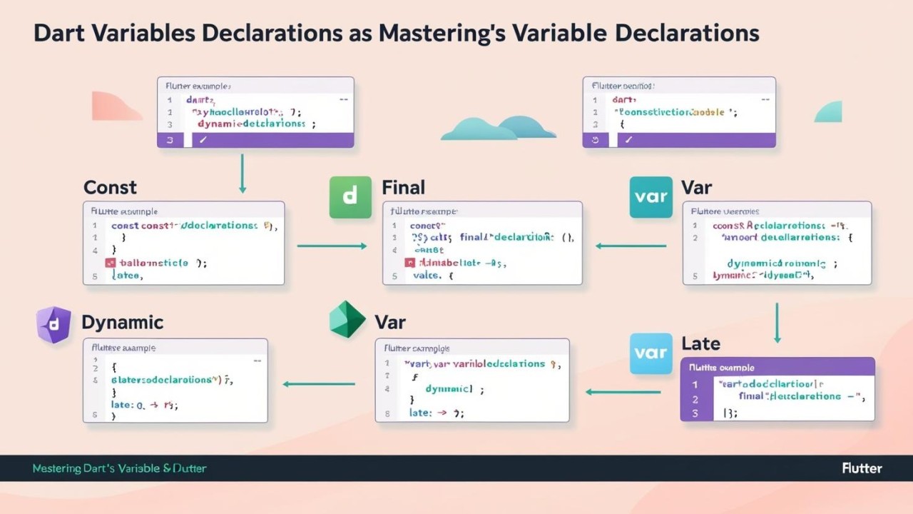 Mastering Variable Declarations in Dart: const, final, var, dynamic ... Mastering Variable Declarations in Dart: const, final, var, dynamic ...