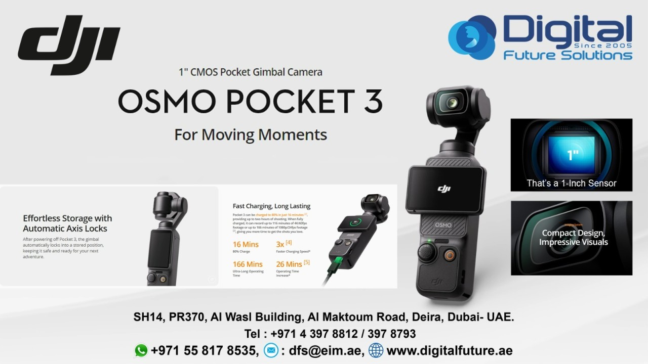 Revolutionizing Content Creation: Meet the DJI Osmo Pocket 3 Revolutionizing Content Creation: Meet the DJI Osmo Pocket 3