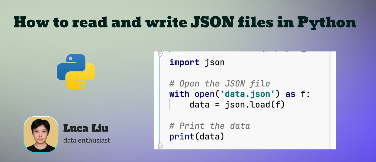 How to read and write JSON files in Python How to read and write JSON files in Python