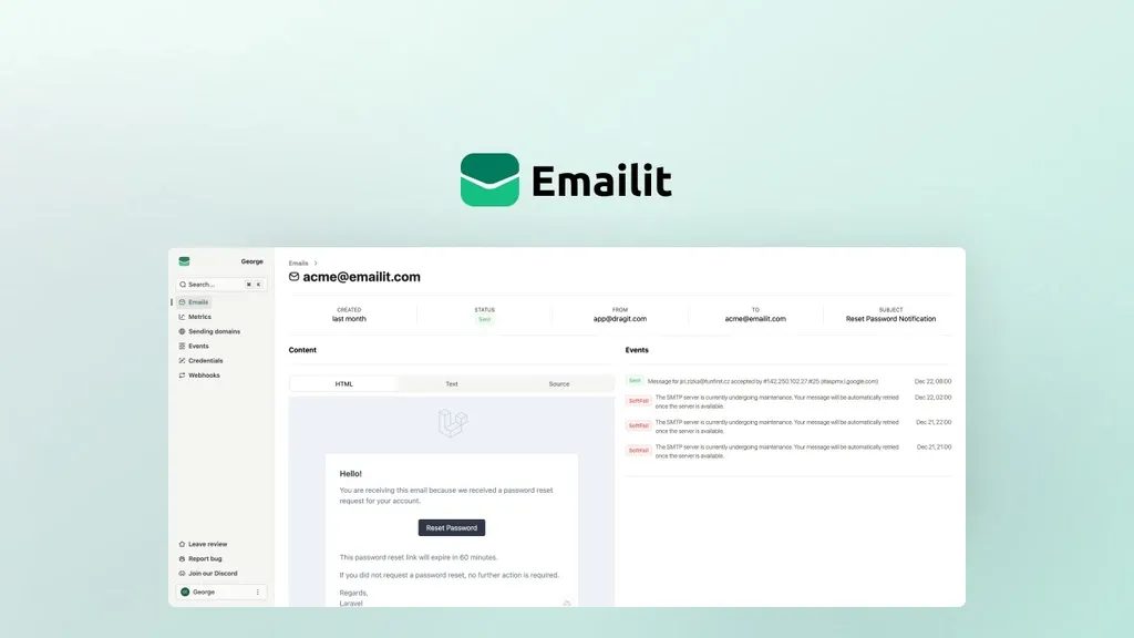 Emailit AppSumo Lifetime Deal: Email Sending API for Develop Emailit AppSumo Lifetime Deal: Email Sending API for Develop