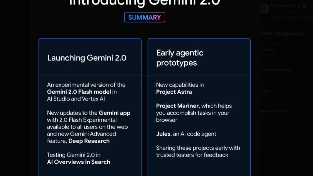 Gemini 2.0: Redefining AI with Speed, Multimodality, and Agentic ... Gemini 2.0: Redefining AI with Speed, Multimodality, and Agentic ...