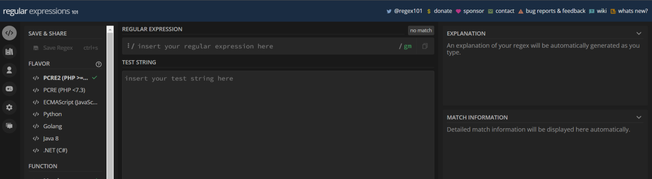 Using REGEX for QA Using REGEX for QA
