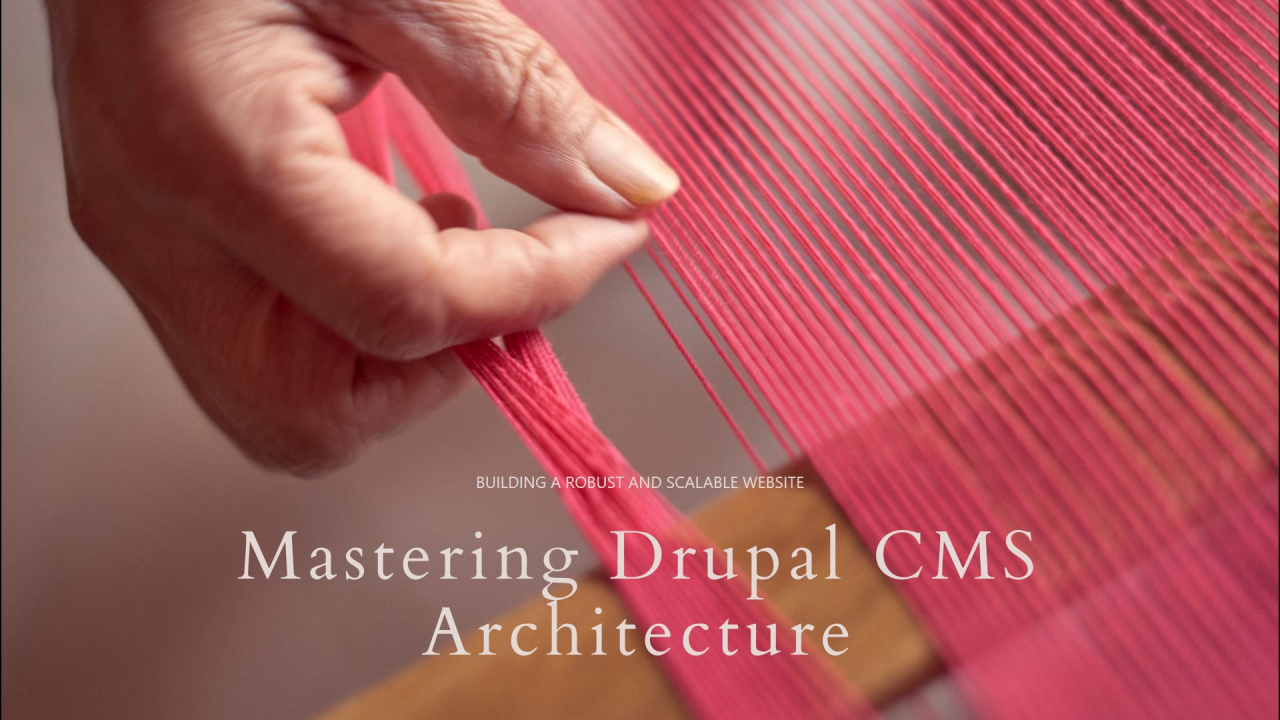 Mastering Drupal CMS Architecture. Mastering Drupal CMS Architecture.