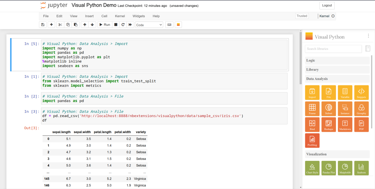 VisualPython - GUI based Python Code Generator VisualPython - GUI based Python Code Generator