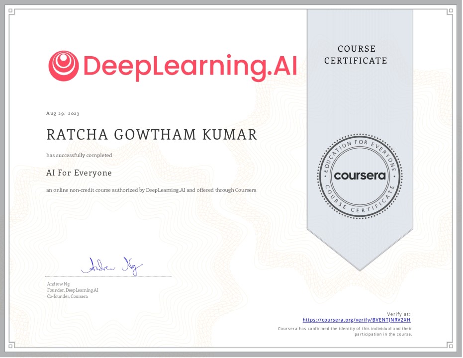 CERTIFICATE FROM COURSERA CERTIFICATE FROM COURSERA